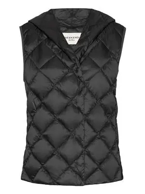 Max Mara Padded Gilet - Black