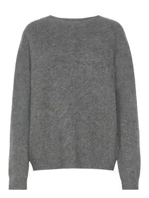Max Mara Max Mara Wool And Cashmere Crewneck Sweater Dark Grey