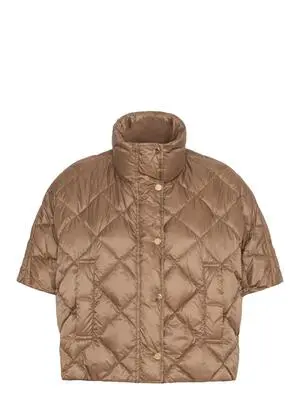 Max Mara Max Mara Water-Repellent Canvas Padded Cape Camel