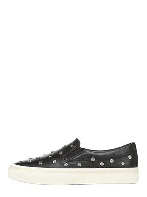 Vince Vince Blair Studded Leather Slip-On Sneakers Black