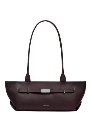 DEMELLIER DeMellier New York Grained-Leather Shoulder Bag Red