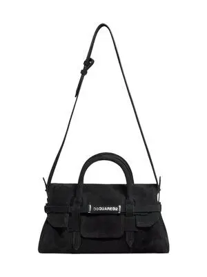 Dsquared2 Suede Tote Bag - Black
