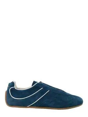 TOM FORD TOM FORD Aston Suede Lace-Up Sneakers Blue