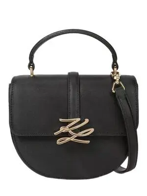 Karl Lagerfeld Karl Lagerfeld K/Autograph Drop Cross Body Top Handle Bag Black