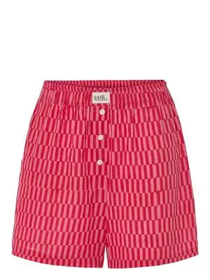 PAR Y ESCALA Matilda Boxer Shorts - Red