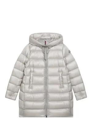 Moncler Nylon Laque Down Jacket - Cream