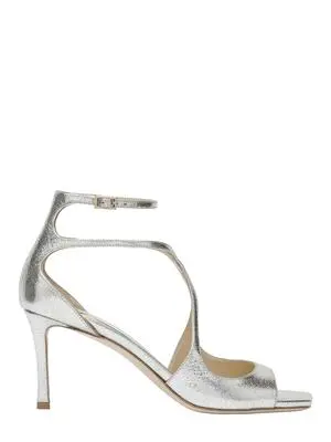 JIMMY CHOO Azia 75 Sandals - Silver