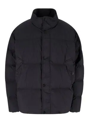 Stone Island Zip Jacket Crinkle Reps Ny - Black