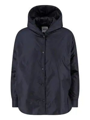Aspesi Beth" Jacket With Hood And Button Closure - Black