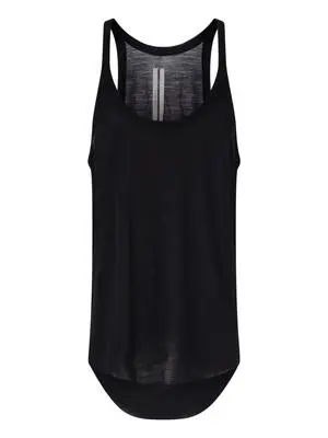 Rick Owens Tank Top "fog" Black