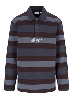 Off-White Polo "stroke" Multi