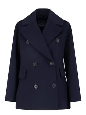MAX MARA S Max Mara Virgin Wool Peacoat