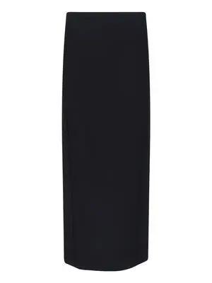 Khaite Lyle" Maxi Skirt - Black