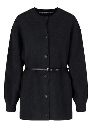 Alexander Wang Alexander Wang Mini Wool Dress Gray
