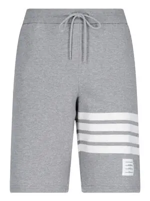 Thom Browne 4-bar Sweat Shorts - Gray