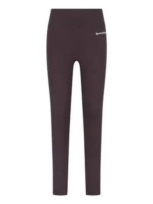 SPORTY & RICH Logo Leggings - Brown