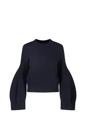 Sacai Balloon Sleeve Sweatshirt - Black
