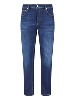 PT TORINO Reggae" Cotton Denim Jeans - Blue