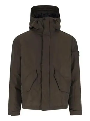 Stone Island Micro Reps Hooded Jacket - Gray