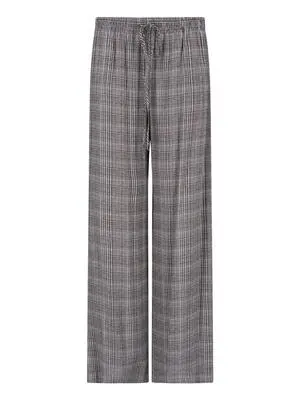 VIVIENNE WESTWOOD Wide Check Trousers - Gray