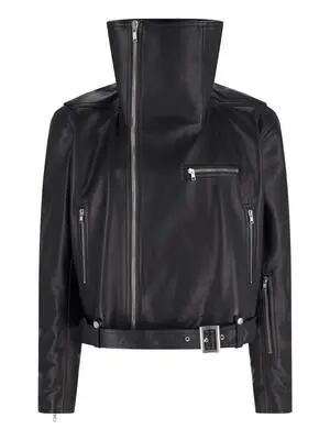 Rick Owens Biker Jacket "jumbo Stooges - Black
