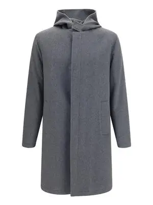 LARDINI Wool Coat - Grey