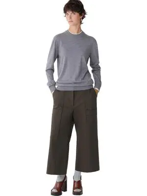 CALLAS MILANO CALLAS MILANO Military Wide-Leg Cropped Pants