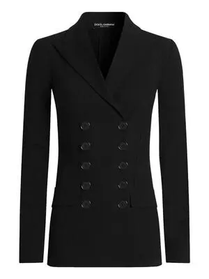 Dolce & Gabbana Wool Double-breasted Jacket - Black