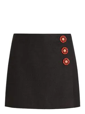 Dolce & Gabbana Fabric Miniskirt - Black