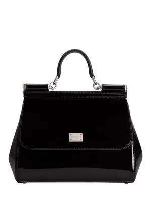 Dolce & Gabbana Large Sicily Handbag - Black