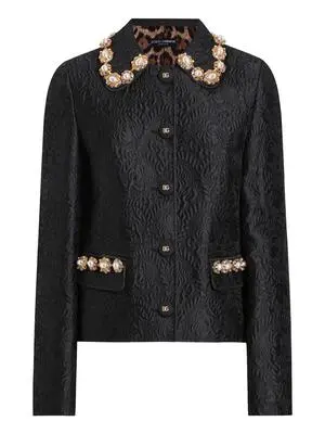 DOLCE & GABBANA Dolce & Gabbana Peony-Motif Brocade Jacket