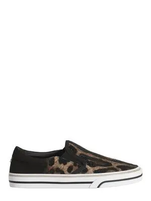 Dolce & Gabbana Dolce & Gabbana DG Sailing Sneakers With Rhinestone Embellishments Print