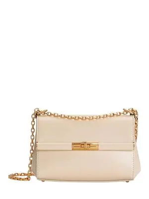 Dolce & Gabbana Marlene Shoulder Bag In Calfskin White