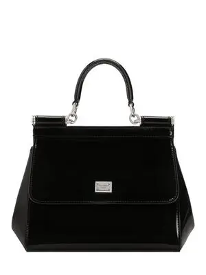 Dolce & Gabbana Medium Sicily Handbag - Black
