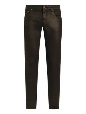 Dolce & Gabbana Skinny Fit Denim Trousers - Multicolor