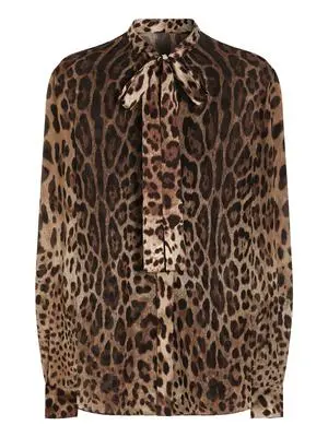 Dolce & Gabbana Leo- Georgette Shirt - Print