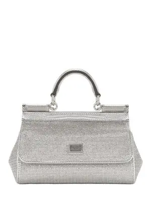 Dolce & Gabbana Small Sicily Handbag - Silver
