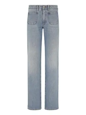 DOLCE & GABBANA Dolce & Gabbana Cotton Denim Work Jeans