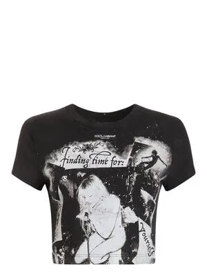 DOLCE & GABBANA Dolce & Gabbana Graphic Print Jersey T-Shirt
