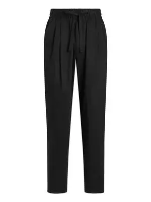Dolce & Gabbana Stretch Cotton Gabardine Jogging Trousers - Black