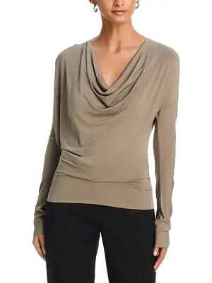 Helmut Lang Cowl Neck Long Sleeve Dolman Top - Fallenrock