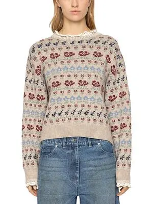 Sea Preston Crewneck Sweater - Cream