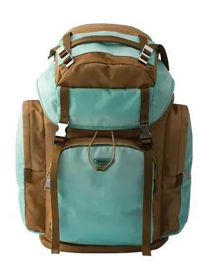 Prada Re-nylon And Saffiano Leather Backpack - Brown