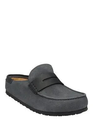 BIRKENSTOCK Naples 2.0 Suede Clogs - Gray