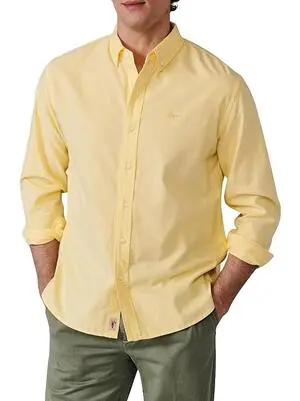 Aubin Horkstow Lightweight Oxford Shirt - Lemon