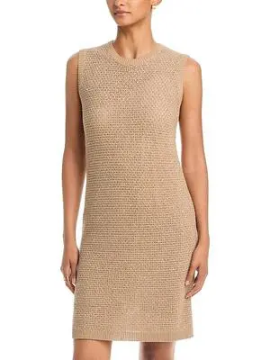 FABIANA FILIPPI Fabiana Filippi Metallic Knit Sweater Dress