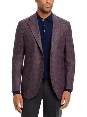 Peter Millar Tailored Fit Sport Coat - Dark Red