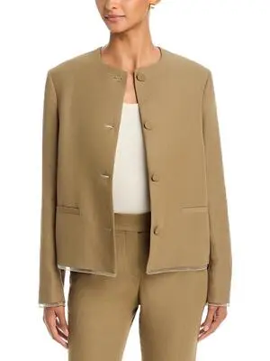 Fabiana Filippi Sheer Trim Jacket - Tan