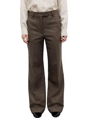 Gerard Darel Mia Wide Leg Pants - Brown