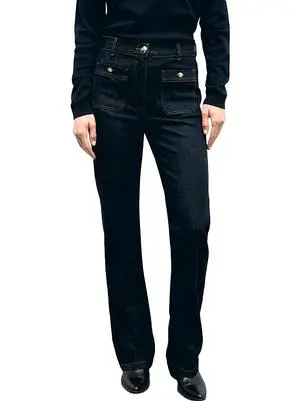 GERARD DAREL Gerard Darel Ivana High Rise Straight Jeans